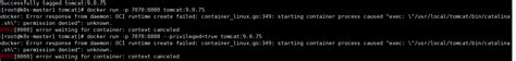 Docker中报permission Denied错误 凌康