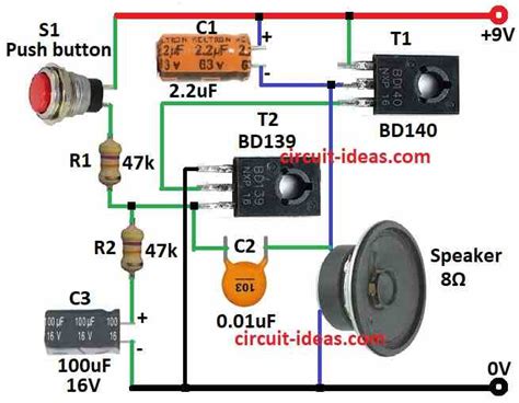 Simple Siren Circuit Circuit Ideas For You