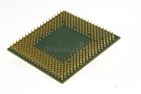 Computer Processor Chip Stock Image Image Of Module Shaped 3950779