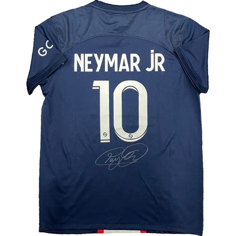 Soccer Neymar Jr Signed And Framed Psg Jersey Taylormade Memorabilia