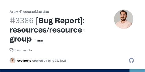 [bug report] resources resource group resourcegroupmanagedbymismatch