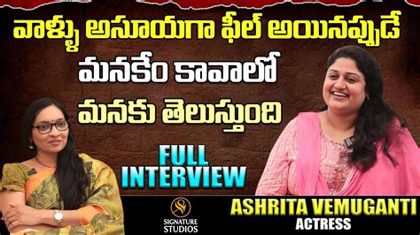 Actress Ashritha Vemuganti Full Interview Yatra 2 Journalist Anjali