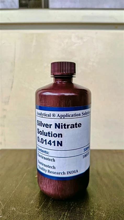 Silver Nitrate Solution At ₹ 900 Gram Kolar Road Bhopal Id 2853132485233