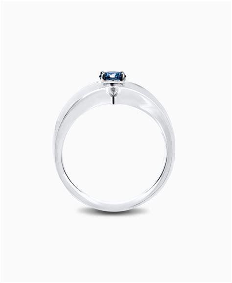 Перстень з біо смоли SSS2120 з діамантом