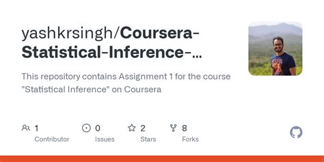 Github Yashkrsinghcoursera Statistical Inference Assignment 1 This Repository Contains