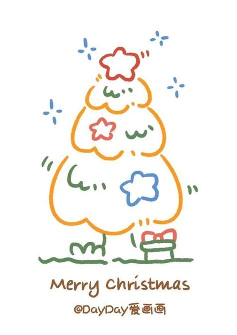圣诞简笔画手绘 圣诞简笔画手绘图片 画趣文库（我爱生活）