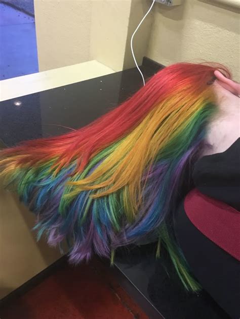 Rainbow Hair Ideas Dyed Hair Inspiration Hair Inspo Color Rainbow