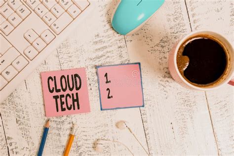 Word Writing Text Cloud Tech Business Concept For Storing And