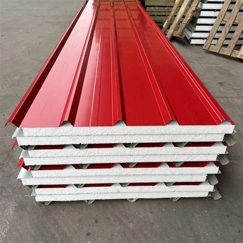 Wall Cladding Insulation Board Esp Wall Panel Cold Room Rock Wool Pu Eps Sandwich Panels