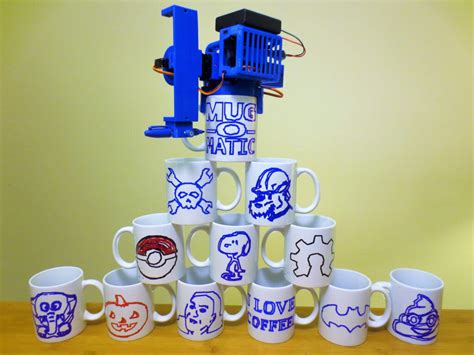 Customize Your Coffee Cups With The Mug O Matic Arduino Blog