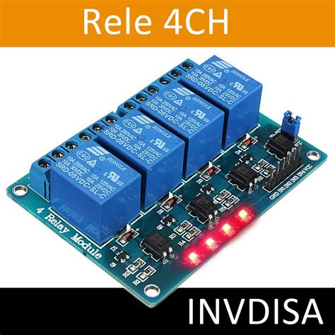 Modulo 4 Canales Relevador Rele Relay 5v Arduino 4ch 9900 En