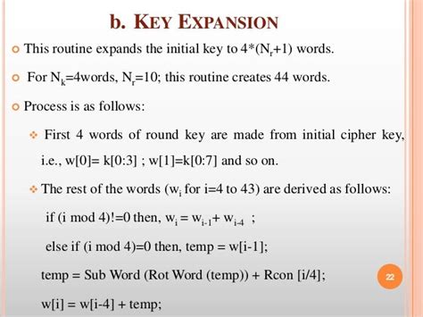 Image Encryption Using Aes Key Expansion