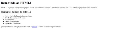 O Que é Html Thiago Gaelzer