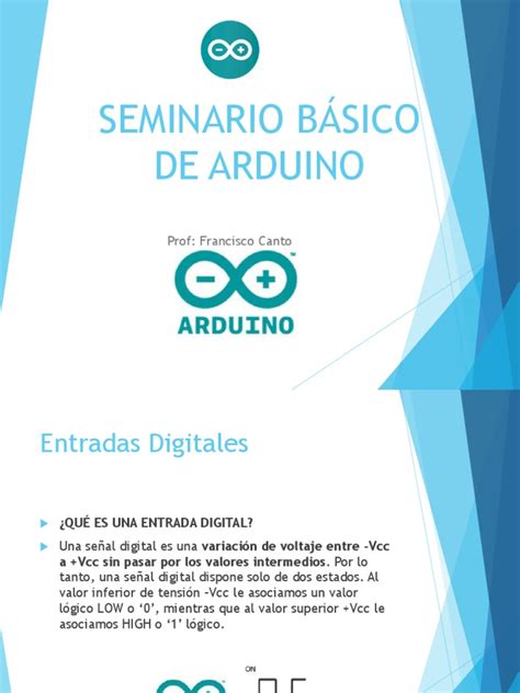 Seminario De Arduino Clase 2 Pdf Poco Arduino