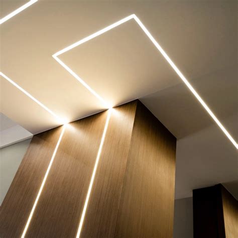 Black Linear Light Embedded Concealed Led Frameless Linear Light Bar