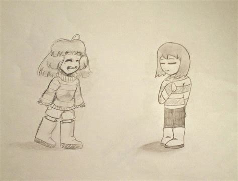 Undertale Style Crossover W My Brother Frisk By Peepsandtubz On