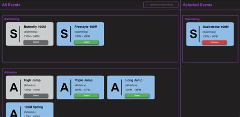 github ashish2194 sports events dashboard a reactjs web app which