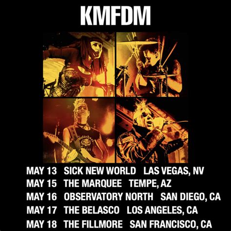 Kmfdm Announces West Coast Tour Dates Regen Magazine