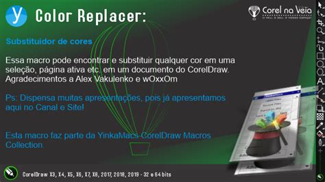 Yinkamacs Macros Coreldraw 2020 Coleção 32 E 64 Bits Corel Na Veia