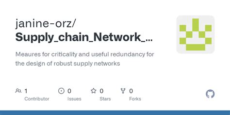 Github Janine Orzsupplychainnetworkcriticality Meaures For Criticality And Useful