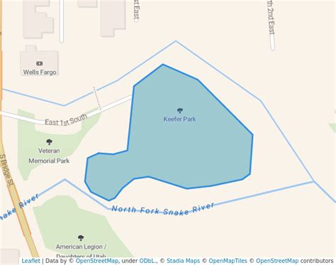 Keefer Park In Saint Anthony Map And Routes