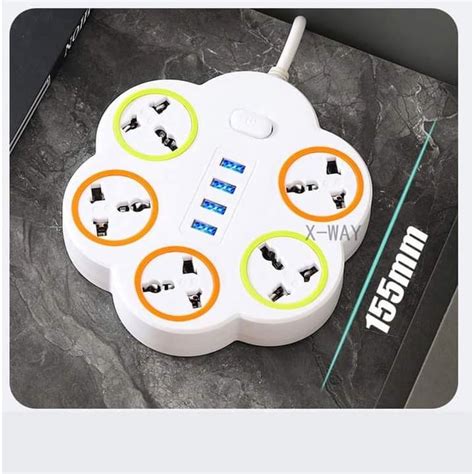 Extension Cord With USB Port Power Strip High Power Multi Switch Socket Cable Length Socket On