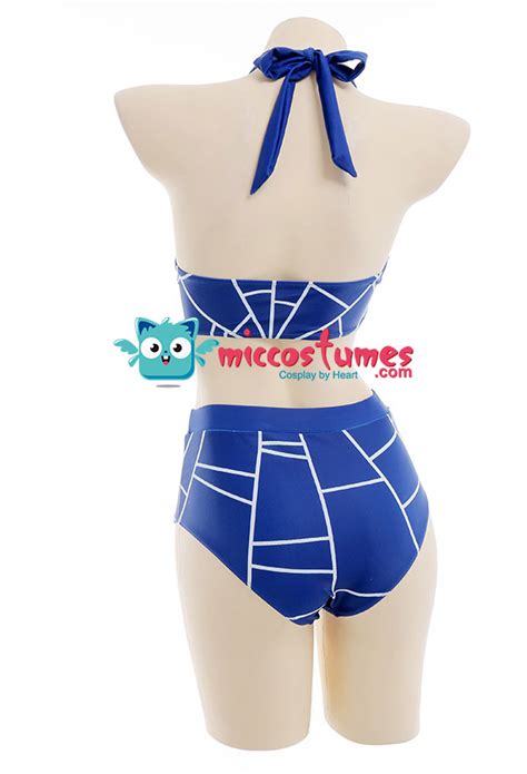 Jojos Two Piece Swimsuit Spiderweb Prints Jolyne Cujo Bathing Suit