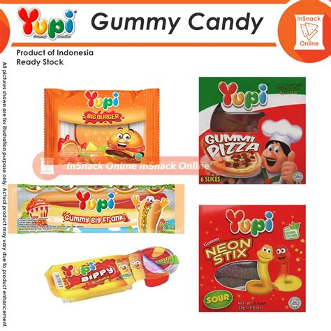 Yupi Gummy Candy Indonesia Gula Gula Big Burfer Cola 零食 Shopee Malaysia