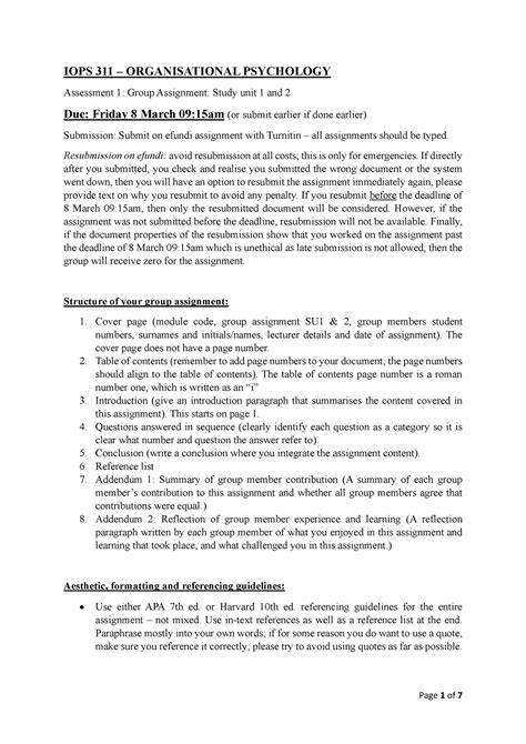 iops311 group assignment feb 2024 iops 311 organisational