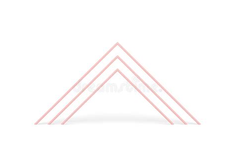 Corner Arch Level Column Geometric Base Foundation For Expo