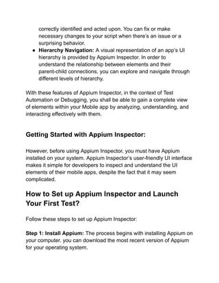 Complete Appium Inspector Tutorial For Testing Mobile Apps Pdf