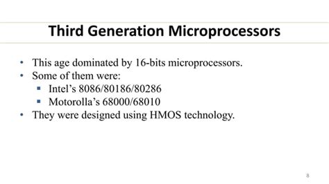 Evolution Of Microprocessor Pptx