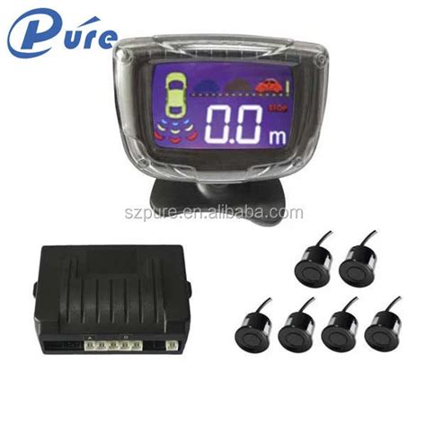 Buy Digital Color Lcd Display Parking Sensor System Car Reverse Backup Radar With 6 Sensors From