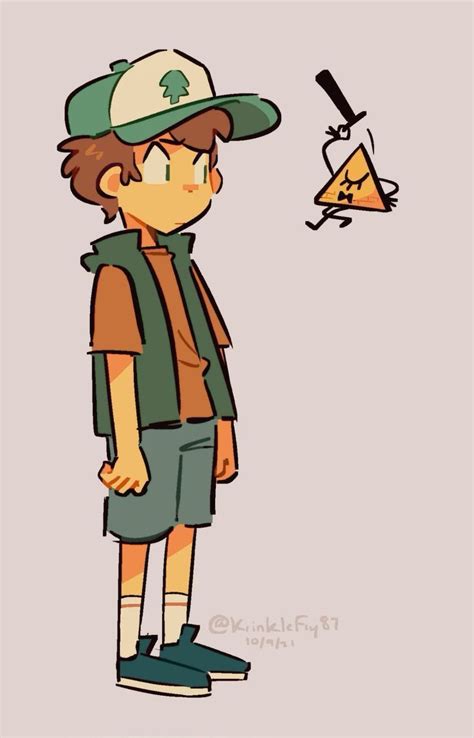 Gravity Falls Bill And Stanley Cute Bill Cipher Drawing Bill And