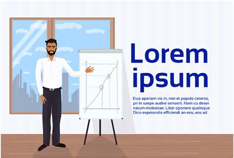 사무실에서 플립 차트 보드에 데이터를 표시 하는 프레 젠 테이 션을 선도 하는 아프리카계 미국인 사업가 가리키기에 대한 스톡 벡터 아트 및 기타 이미지 Istock