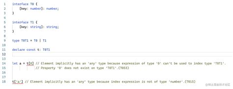 详解 Ts 中的联合类型联合类型由一组有序的成员类型构成，联合类型表示类型可以为若干类型之一，等同于运算符 ``，类 掘金