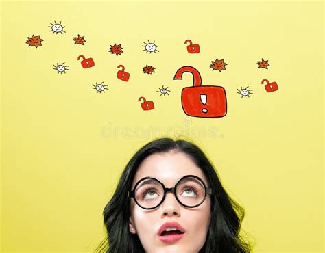 Drawing Unlock Pattern On A Smart Phone Concept About Smart Phone