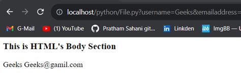 Get And Post In Python Cgi Geeksforgeeks