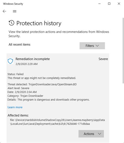 Windows 7 Backup Failed Due To Detection Of Virus In Shadow Copy