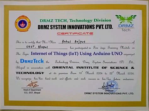 Rahul Rajput On Linkedin Iot Arduinouno Workshopcompleted