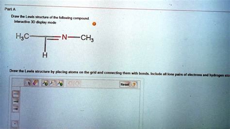 Draw The Lewis Structure Of The Following Compound Interactive 3d