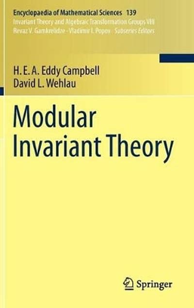 modular invariant theory