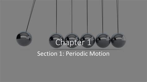 Periodic Motion Simple Harmonic Motion Presentation