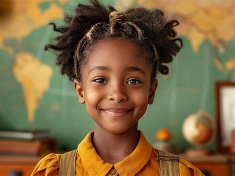 Young Studen At The School Premium Ai Generated Image