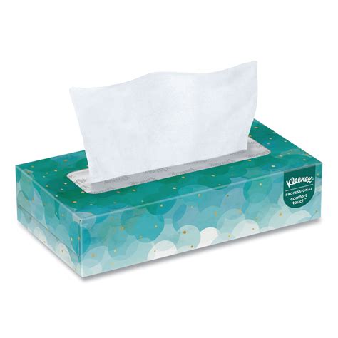 Kleenex Kcc 13216 White Facial Tissue 2 Ply White 100 Sheets Box 10