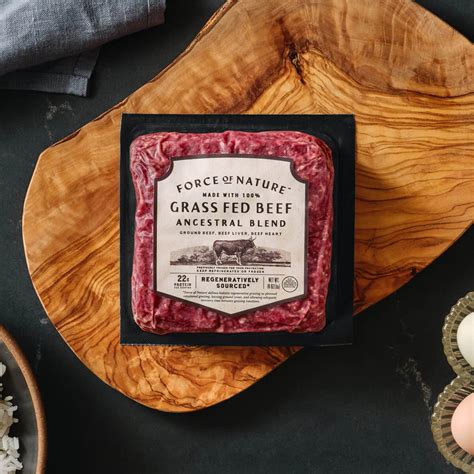 Grass Fed Beef Ancestral Blend Classic Meatballs Force Of Nature Meats