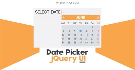 JQuery Datepicker Using JqueryUI Pick Date With JavaScript Library