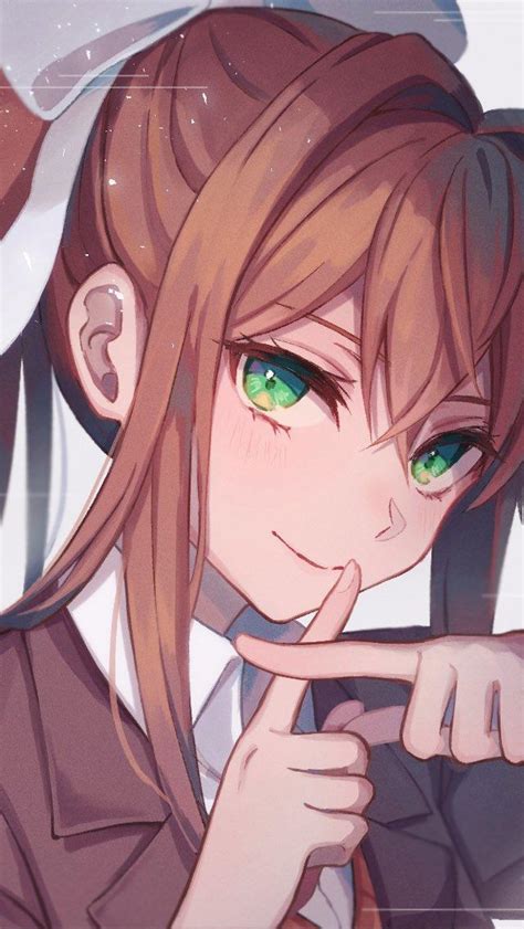Just Monika 💚 By Misuto Doki Doki Literature Club Know Your Meme