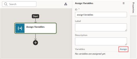 Add An Assign Variables Action