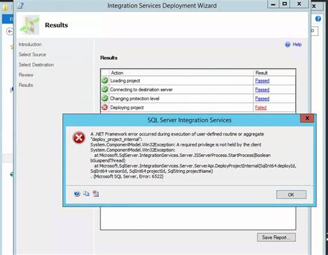 ssis package deployment error databases spiceworks community